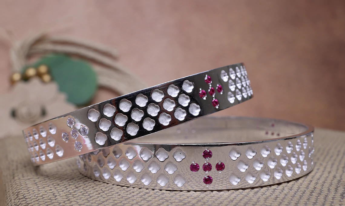 Modern Silver Bangles for Women | Best Designer Bangles - Buy Now